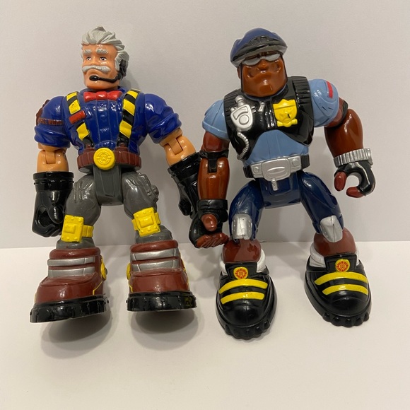 Mattel | Toys | Mattel Rescue Heroes Night Patrol Jake Justice And Pat ...